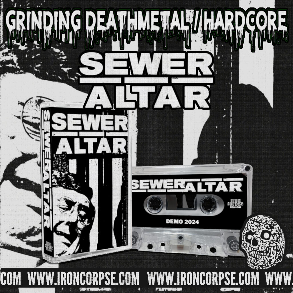 ICA-046: SEWER ALTAR “Demo 2024” CASSETTE – Iron Corpse