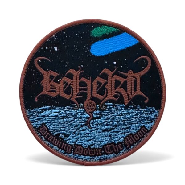 BEHERIT “Drawing Down The Moon” (Brown Border) WOVEN PATCH – Iron Corpse